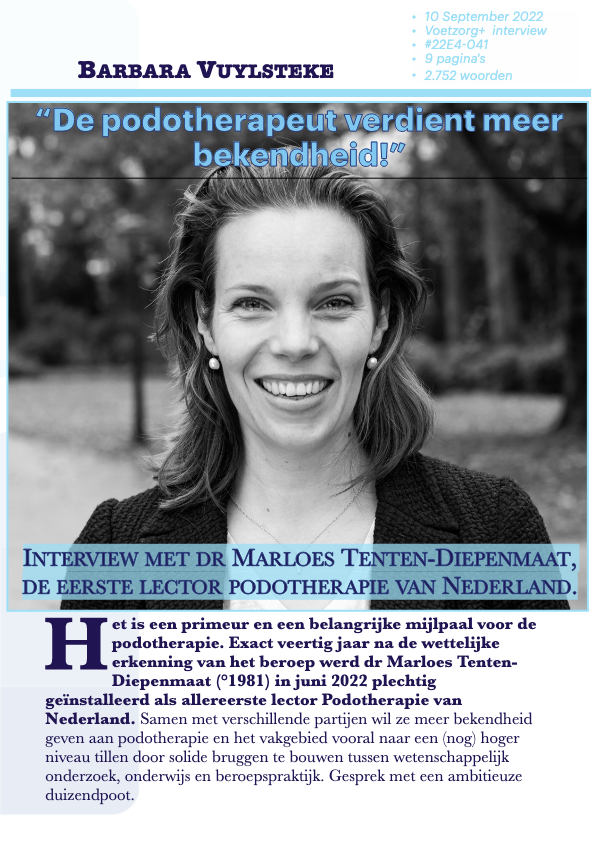 041 Marloes Tenten – door Barbara Vuylsteke – Voetzorgplus